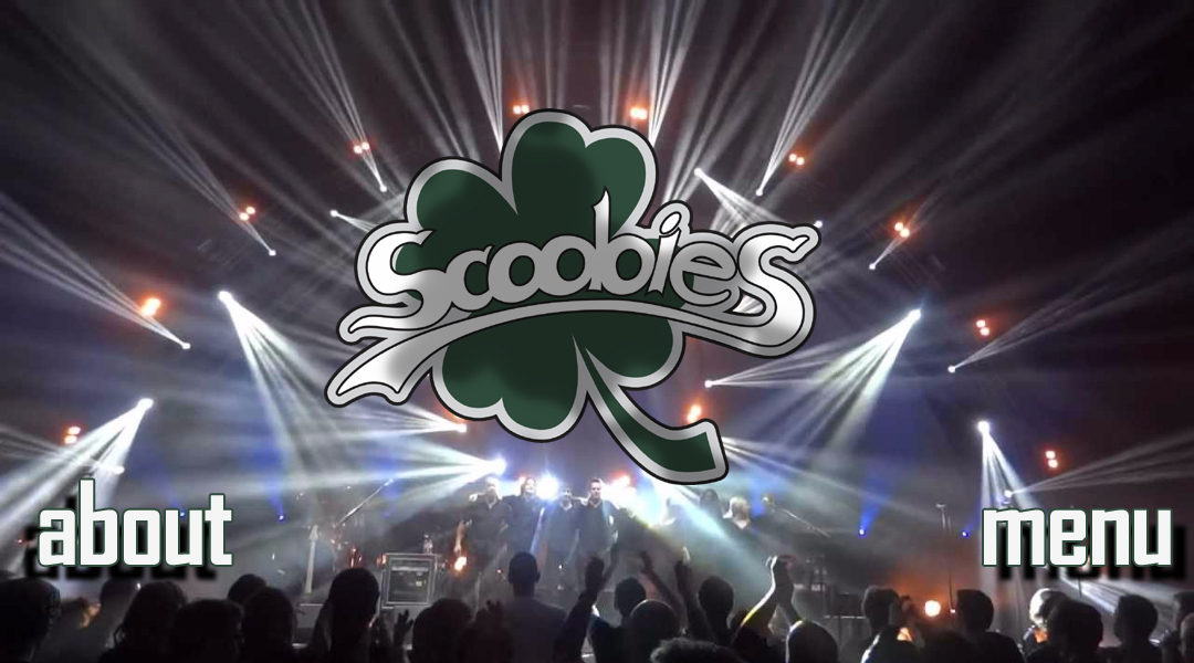SCOOBIES - Menu